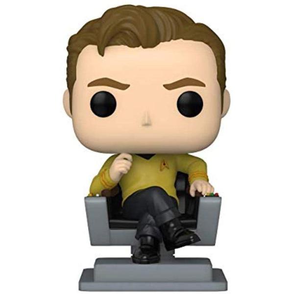 ファンコ FUNKO フィギュア 人形 アメリカ直輸入 ボブルヘッド BOBBLEHEAD ポップカルチャー 55804 Funko POP Pop! TV: Star Trek - Captain Kirk in Chair Collec...