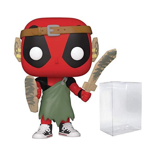 ファンコ FUNKO フィギュア 人形 アメリカ直輸入 ボブルヘッド BOBBLEHEAD ポップカルチャー  POP Marvel: Deadpool 30th - Larping Deadpool Funko Vinyl Figure ...