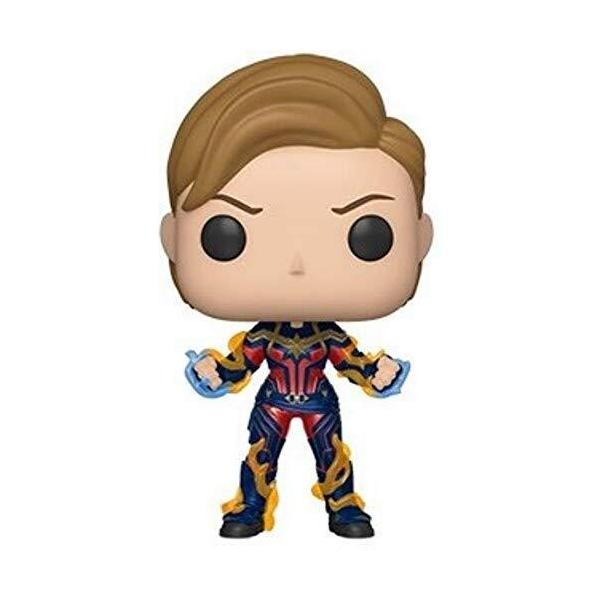 ファンコ FUNKO フィギュア 人形 アメリカ直輸入 ボブルヘッド BOBBLEHEAD ポップカルチャー 45143 POP Funko Marvel: Avengers Endgame - Captain Marvel with Ne...