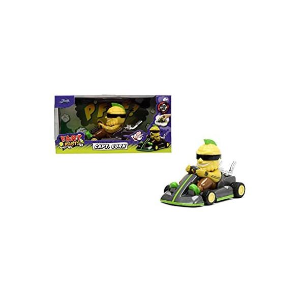 ジャダトイズ ミニカー ダイキャスト アメリカ 32788 Jada Toys Fart Karts Captain Corn Pull Back Car, 3.5” Toys for Kids Ages 6+ (32788)海外限定品を迅...