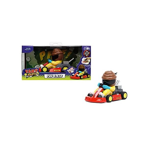 ジャダトイズ ミニカー ダイキャスト アメリカ 32787 Jada Toys Fart Karts The Skid Pull Back Car, 3.5” Toys for Kids Ages 6+ (32787)海外限定品を迅速輸入！...