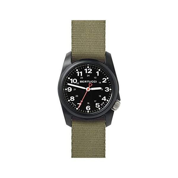 腕時計 ベルトゥッチ メンズ 逆輸入 海外モデル 海外限定 アメリカ直輸入 10501 BERTUCCI? 36 mm Field Watch - A-1R Field Comfort? - Black Dial, Field Drab C...