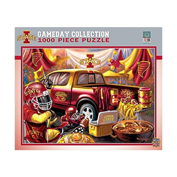 ジグソーパズル 海外製 アメリカ IST1060 Masterpieces 1000 Piece Jigsaw Puzzle for Adults - NCAA Iowa State Cyclones Gameday - 19.25"x26...