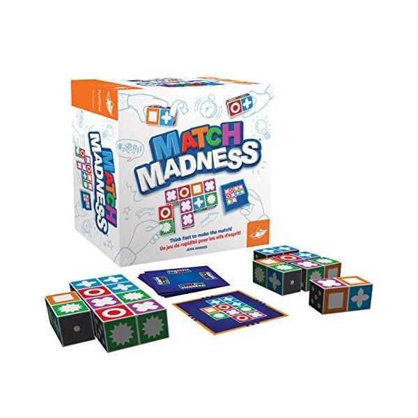 ボードゲーム 英語 アメリカ 海外ゲーム 201119 FoxMind Match Madness Board Game, Visual Recognition Matching Board Game, Family Puzzle Game...