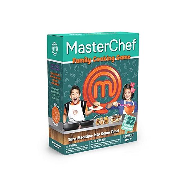ボードゲーム 英語 アメリカ 海外ゲーム WILD-604 MasterChef Family Cooking Game. Turn Mealtime into Game Time! Ages 7+, Multicolor, 22 Fami...