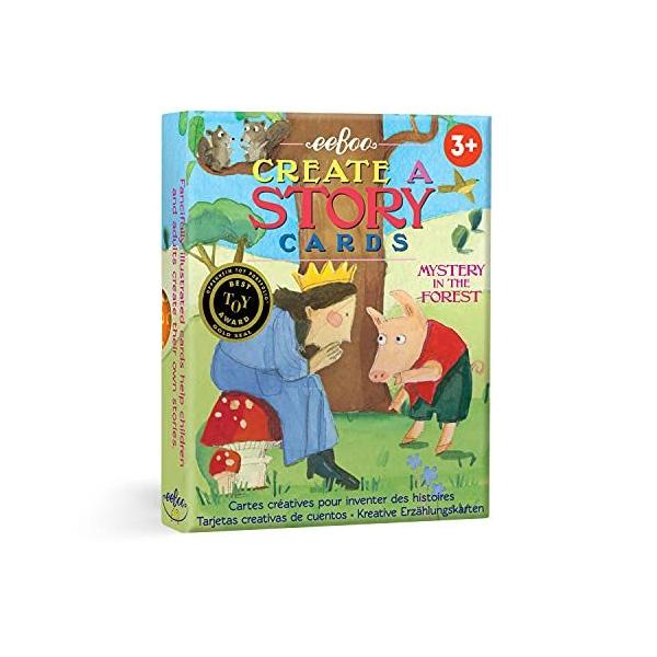 ボードゲーム 英語 アメリカ 海外ゲーム EB-TSFOR2 eeBoo: Mystery in The Forest Create a Story Pre-Literacy Cards, Encourage Interactive and...