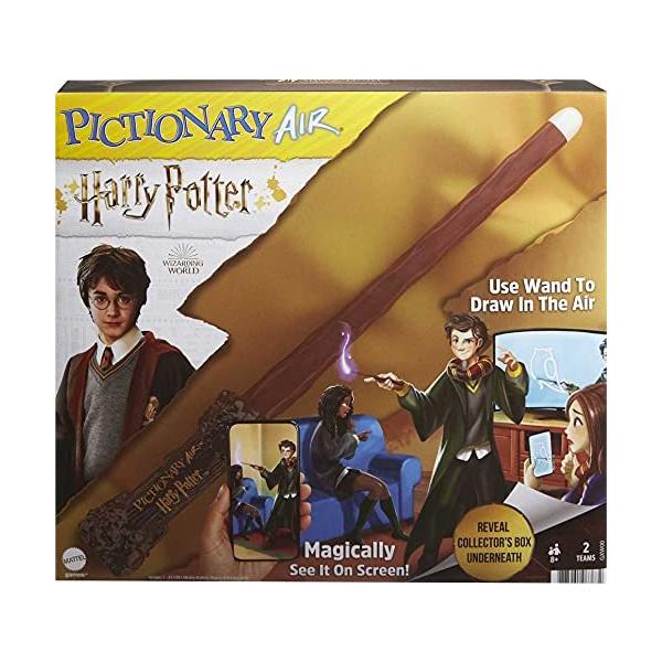 ボードゲーム 英語 アメリカ 海外ゲーム GXW00 Mattel Games Pictionary Air Harry Potter Family Game for Kids &amp; Adults with Light Wand &a...