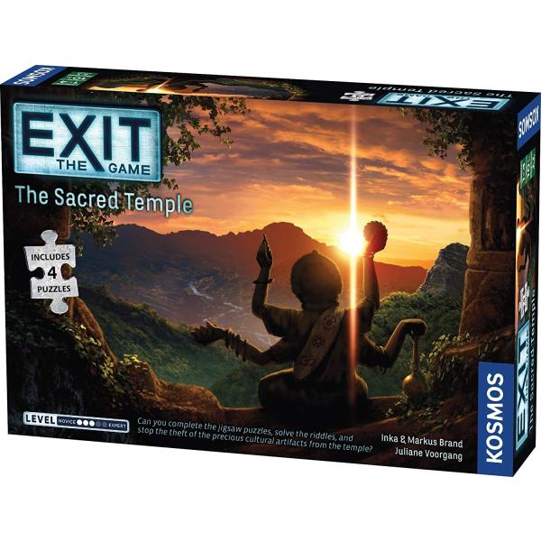 ジグソーパズル 海外製 アメリカ 692877 Exit: The Sacred Temple (with Jigsaw Puzzles) | Exit: The Game - A Kosmos Game | Family-Friendly...