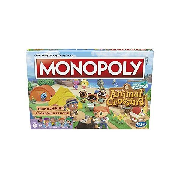 ボードゲーム 英語 アメリカ 海外ゲーム F1661 Monopoly Animal Crossing New Horizons Edition Board Game for Kids Ages 8 and Up, Fun Game to ...
