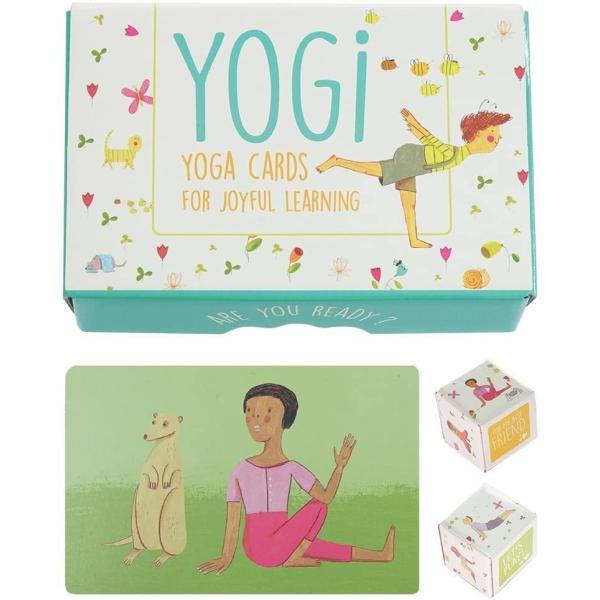 ボードゲーム 英語 アメリカ 海外ゲーム 123456 YOGi FUN Yogi Kit Card Game, 40 Yoga Cards Rhyming Game, Educational Activities, Includes Bi...