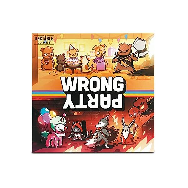 ボードゲーム 英語 アメリカ 海外ゲーム 5364-UU-BsG1 Unstable Games - Wrong Party Base Game - Delightfully quirky card game for tweens, tee...