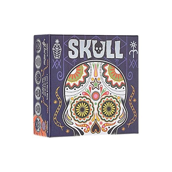 ボードゲーム 英語 アメリカ 海外ゲーム ASMSCSK01EN Asmodee Skull Party Game - Bluffing and Strategy Game, Family Fun for Kids &amp; Adults...