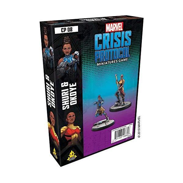 ボードゲーム 英語 アメリカ 海外ゲーム FFGMSG08 Marvel: Crisis Protocol Shuri and Okoye CHARACTER PACK - The Genius and the Protector of W...