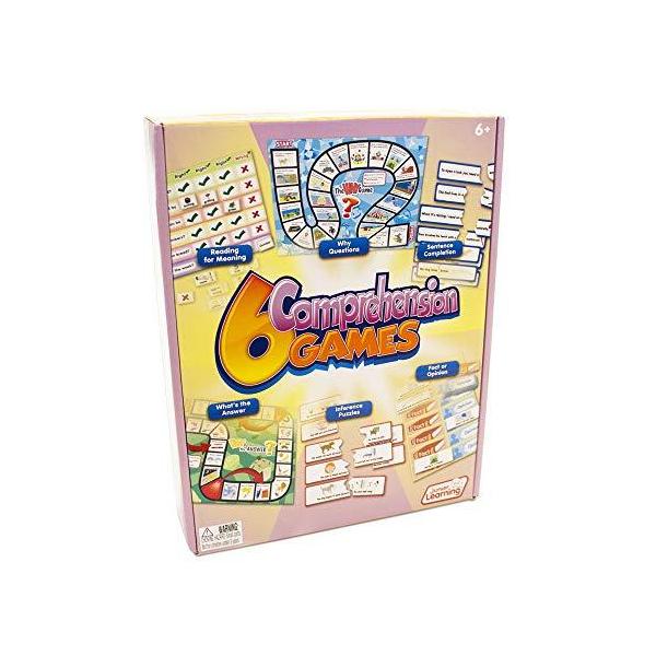 ボードゲーム 英語 アメリカ 海外ゲーム JL406 Junior Learning 6 Comprehension Games, Multi, (Model: JL406)海外限定品を迅速輸入！5〜15営業日にて発送します。型番：JL40...