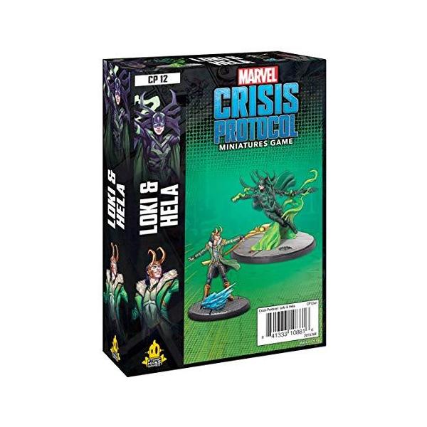 ボードゲーム 英語 アメリカ 海外ゲーム CP12en Marvel: Crisis Protocol Loki and Hela CHARACTER PACK - Gods of Mischief and Death Unleashed!...