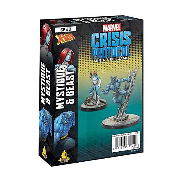 ボードゲーム 英語 アメリカ 海外ゲーム CP43en Marvel: Crisis Protocol Mystique and Beast CHARACTER PACK - Shape-Shifting Secrets Unleashed...