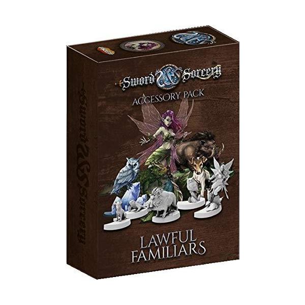 ボードゲーム 英語 アメリカ 海外ゲーム GRPR214 Ares Games Sword &amp; Sorcery Miniatures - Lawful Familiars - 5 32MM Unpainted Plastic Min...