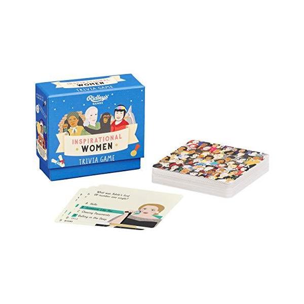 ボードゲーム 英語 アメリカ 海外ゲーム QUZ022 Ridley’s Inspirational Women Trivia Card Game ? Quiz Game for Adults and Kids ? 2+ Players ?...
