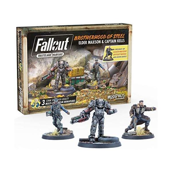 ボードゲーム 英語 アメリカ 海外ゲーム MUH051815 Modiphius Fallout - Wasteland Warfare - Brotherhood of Steel Elder Maxon and Capt. Kells海...