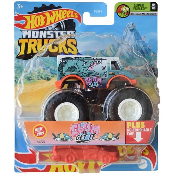 ホットウィール Hot Wheels モンスタートラック CHUM'N GET IT66/75 SUPER FUELED04/06 ダイキャストメタルボディ ビークル ミニカーホットウィール マテル ミニカー ホットウイール GTH93 H...