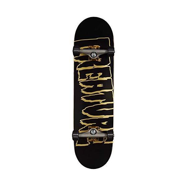 スタンダードスケートボード スケボー 海外モデル 直輸入 part_B08F9RCSR1 Creature Logo Outline 8.25" compleet Skateboard Black Gold海外限定品を迅速輸入！5〜15営業...