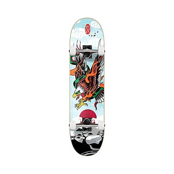 スタンダードスケートボード スケボー 海外モデル 直輸入 GC77132 Eagle Viper Yocaher Punked Complete Skateboard 7.75" x 31" Pro Skateboards with Bla...