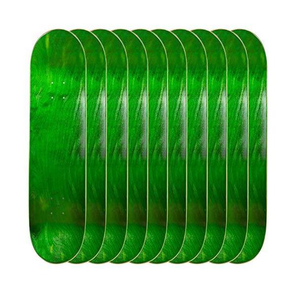 デッキ スケボー スケートボード 海外モデル 直輸入  Cal 7 Blank Maple Skateboard Decks (Bundle of 10) (8.5 inch, Green)海外限定品を迅速輸入！5〜15営業日にて発送します...
