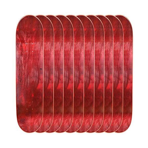 デッキ スケボー スケートボード 海外モデル 直輸入  Cal 7 Blank Maple Skateboard Decks (Bundle of 10) (8.5 inch, Red)海外限定品を迅速輸入！5〜15営業日にて発送します。型...