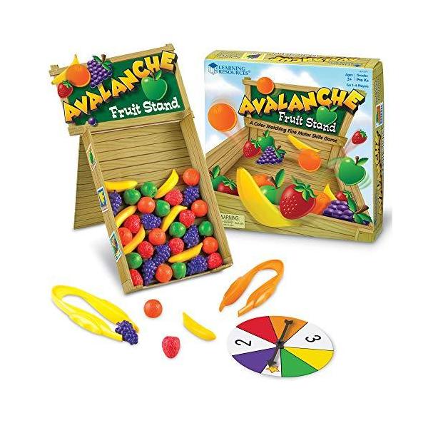 知育玩具 パズル ブロック ラーニングリソース LER5070 Learning Resources Avalanche Fruit Stand - 42 Pieces, Ages 3+ Toddler Learning Toys, Fin...