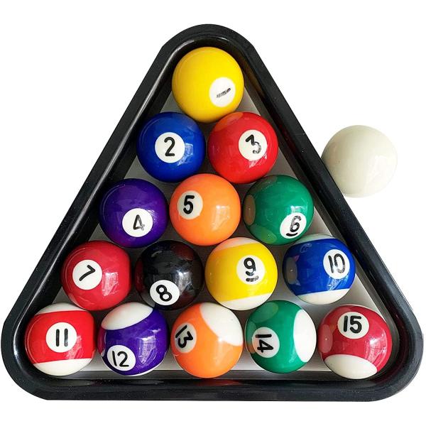 海外輸入品 ビリヤード  Upgrade Billiard Balls Set, 1.5 Inch Mini Size for 6 Feet Pool Table 1-1/2" Pool Balls Set American Style, ...