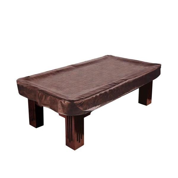 海外輸入品 ビリヤード SFELS-701 Felson Billiard Supplies Heavy Leatherette 8-Foot Pool Table Cover ? Durable Dark Brown Naugahyde ...