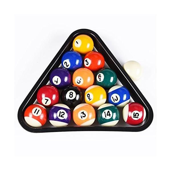 海外輸入品 ビリヤード billiardball38mm ISPiRiTo Billiard Ball Set Mini Size 1-1/2 Inch Pool Balls Set Complete 16 Balls Set Americ...