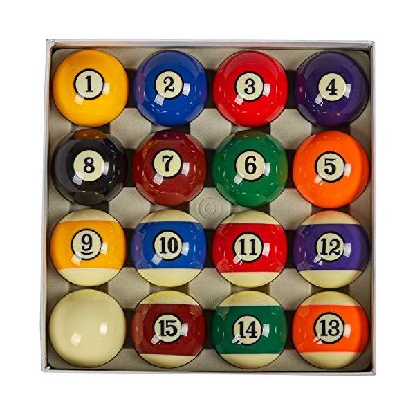 海外輸入品 ビリヤード  Collapsar AAA Grade Billiard Pool Table Billiard Ball Set,2-1/4" Regulation Size Full of 16 Resin Billiard ...