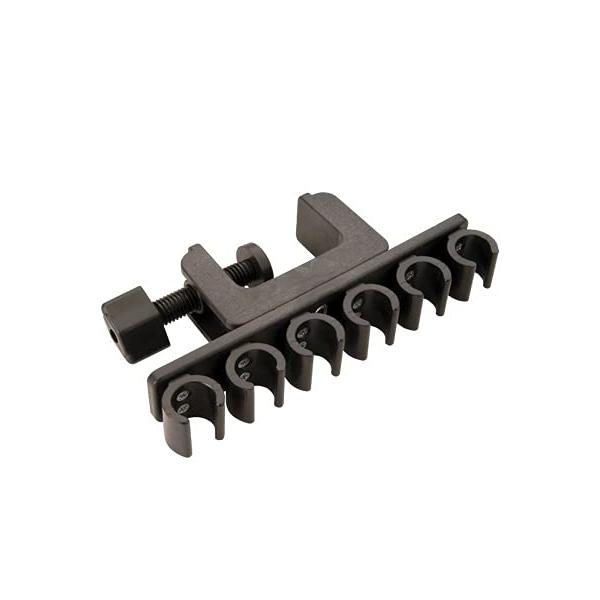 海外輸入品 ビリヤード PC-06 Joe Porper’s Adjustable Pool Cue Rack ? 6-Place Cue Holder, Portable Billiard Stick Rack for Home Tabl...