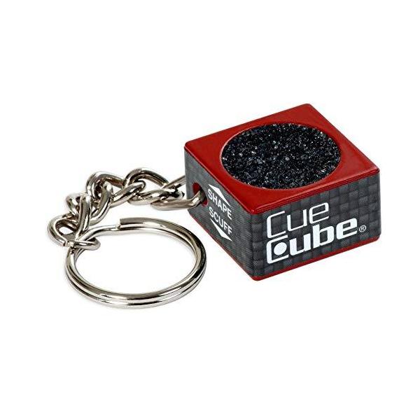 海外輸入品 ビリヤード  Cue Cube Pool Billiard Cue TIP TOOL 2 in 1 Shaper Scuffer with Keychain Nickel Radius Choose your Color (Re...
