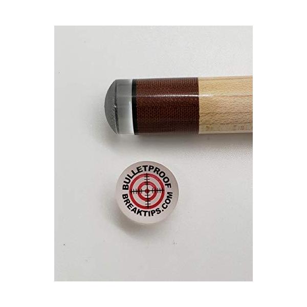 海外輸入品 ビリヤード  Bulletproof Break Tips - Polymer Break &amp; Jump Tip | Professional Pool Cue Tips &amp; Pool Stick Accesso...