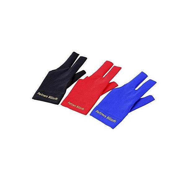 海外輸入品 ビリヤード CUEGLV01-3P Comidox 3Pcs Man Woman Elastic Lycra Left Hand 3 Fingers Billiard Cue Glove for Shooters Carom P...