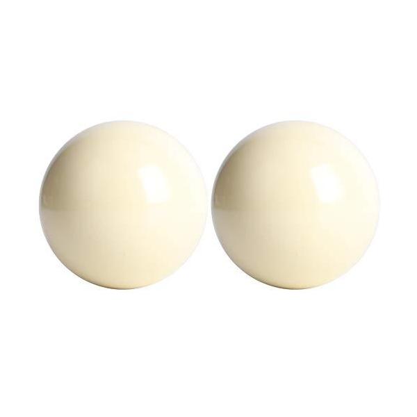 海外輸入品 ビリヤード POCREATION73ia1ftd59 POCREATION Billards Ball, Snooker Pool Ball, 2Pcs White Billiard Balls for Training Bil...