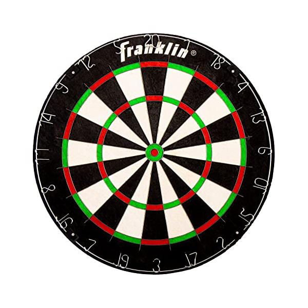 海外輸入品 ダーツ ダーツボード 54324X Franklin Sports Professional Grade A Staple Free Dartboard - Regulation Size Dartboard - 18" Inc...