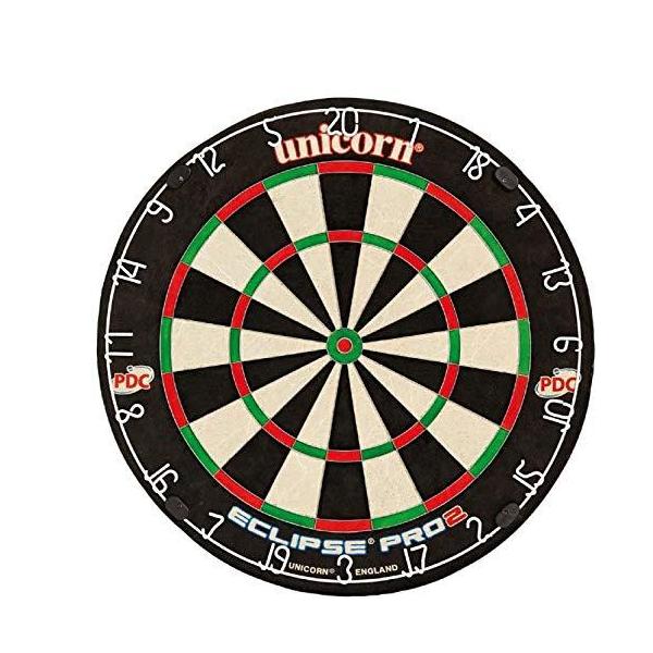 海外輸入品 ダーツ ダーツボード D79453 Unicorn Eclipse Pro 2 Bristle Steel Tip Dartboard with American Legend Dartboard Cabinets ? Ultr...