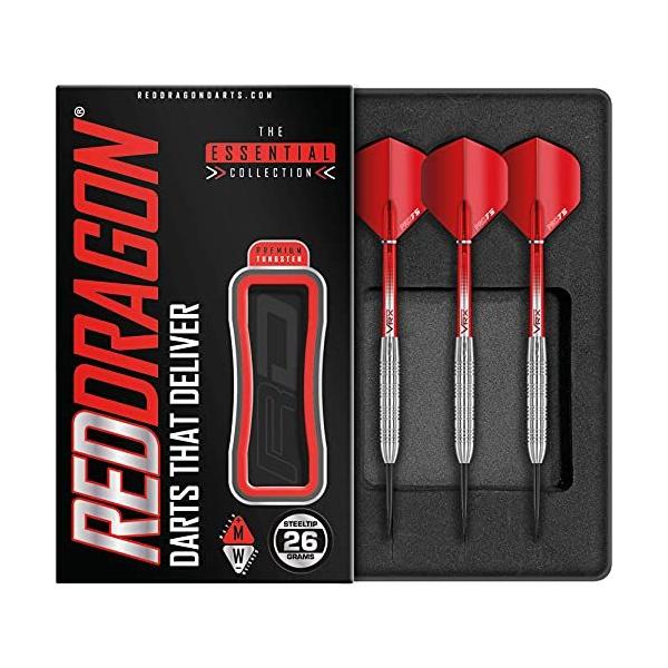 海外輸入品 ダーツ ARDD1803 RED DRAGON Hell Fire B: 26g Tungsten Darts Set with Flights &amp; Stems海外限定品を迅速輸入！5〜15営業日にて発送します。型番：A...