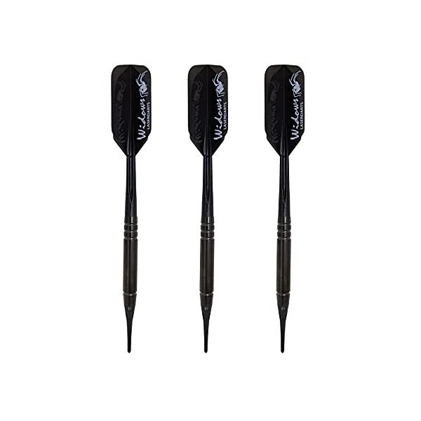 海外輸入品 ダーツ EBW-1-18 LaserDarts Black Widow Soft Tip Tungsten Darts Smooth Barrel 18 Gram海外限定品を迅速輸入！5〜15営業日にて発送します。商品名（自動翻...