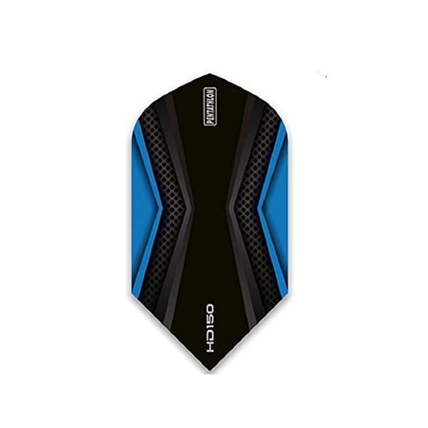 海外輸入品 ダーツ フライト FBA-PENT-HD150-BLUE-2101 US Darts Pentathlon Blue/Black Slim Dart Flights - 3 Sets (9 Flights) - 150 Micr...