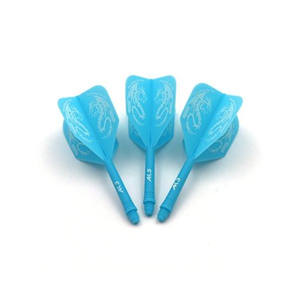 海外輸入品 ダーツ フライト CSAK-5JL3 CUESOUL Integrated Dart Shaft and Flights Blue with Pattern Design海外限定品を迅速輸入！5〜15営業日にて発送します。型番：...
