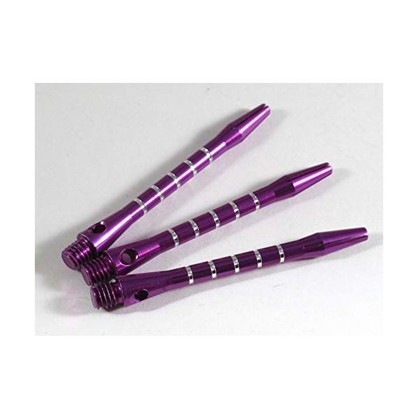 海外輸入品 ダーツ シャフト 窶拶R5-PURPLE-MED-3 US Darts - 3 Sets (9 shafts) Purple Jailbird Aluminum Dart Shafts + O'rings, Medium海外限定...