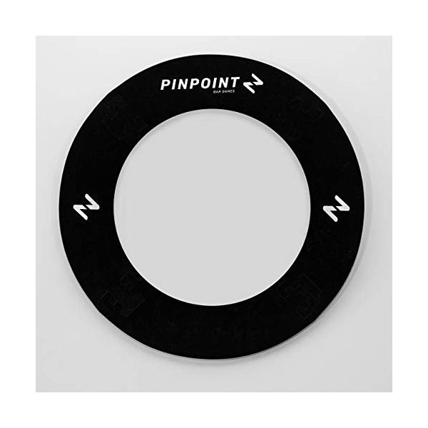 海外輸入品 ダーツ  Pinpoint Foam Dartboard Surround Ring - EVA Reversible Dart Board Surround | 4X Piece Dart Wall Protector - I...