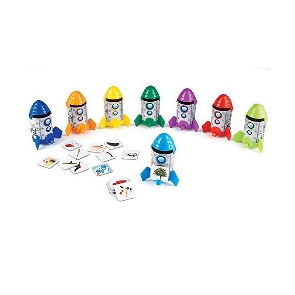 知育玩具 パズル ブロック ラーニングリソース LER5462 Learning Resources Rhyme and Sort Rockets, Build Language Skills, Rhyming Games for Kids...