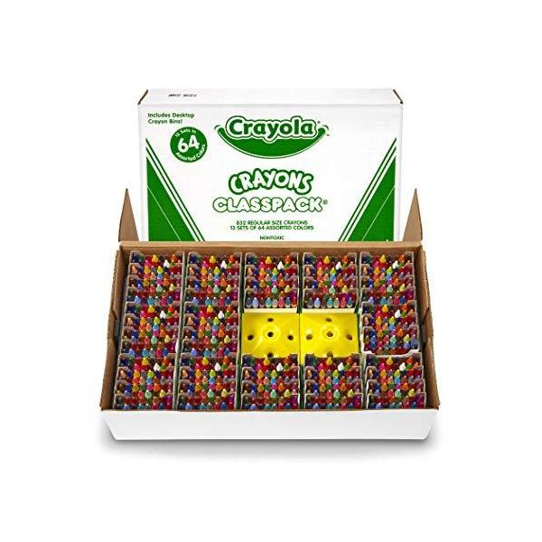 クレヨラ アメリカ 海外輸入 知育玩具 528019 Crayola Crayon Classpack (832 Count), Bulk School Supplies for Classrooms,13 Sets of 64 Crayo...
