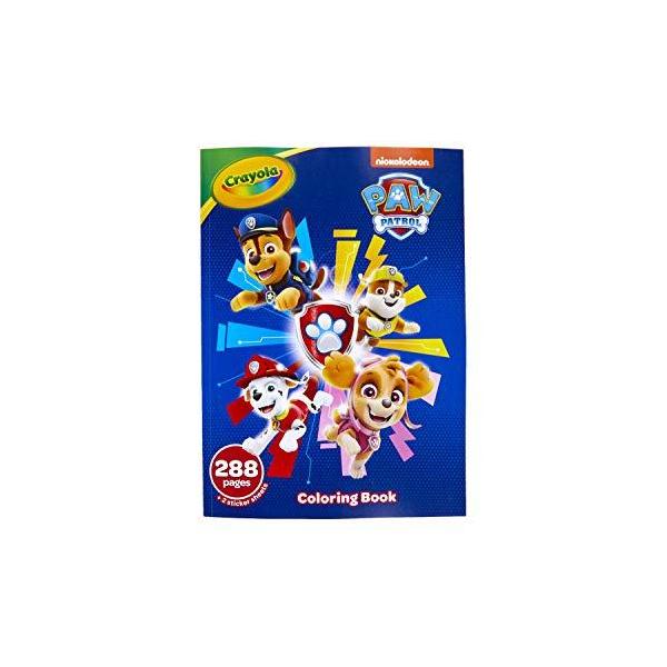 クレヨラ アメリカ 海外輸入 知育玩具 04-2651 Crayola Paw Patrol Coloring Book (288pgs), Kids Coloring Book Pages &amp; Stickers, Paw Patr...