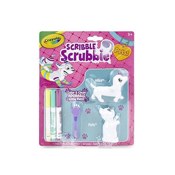 クレヨラ アメリカ 海外輸入 知育玩具 747254 Crayola Scribble Scrubbie Pets, Dog &amp; Cat, Kids Toys, Gift for Girls &amp; Boys, Age 3, 4...